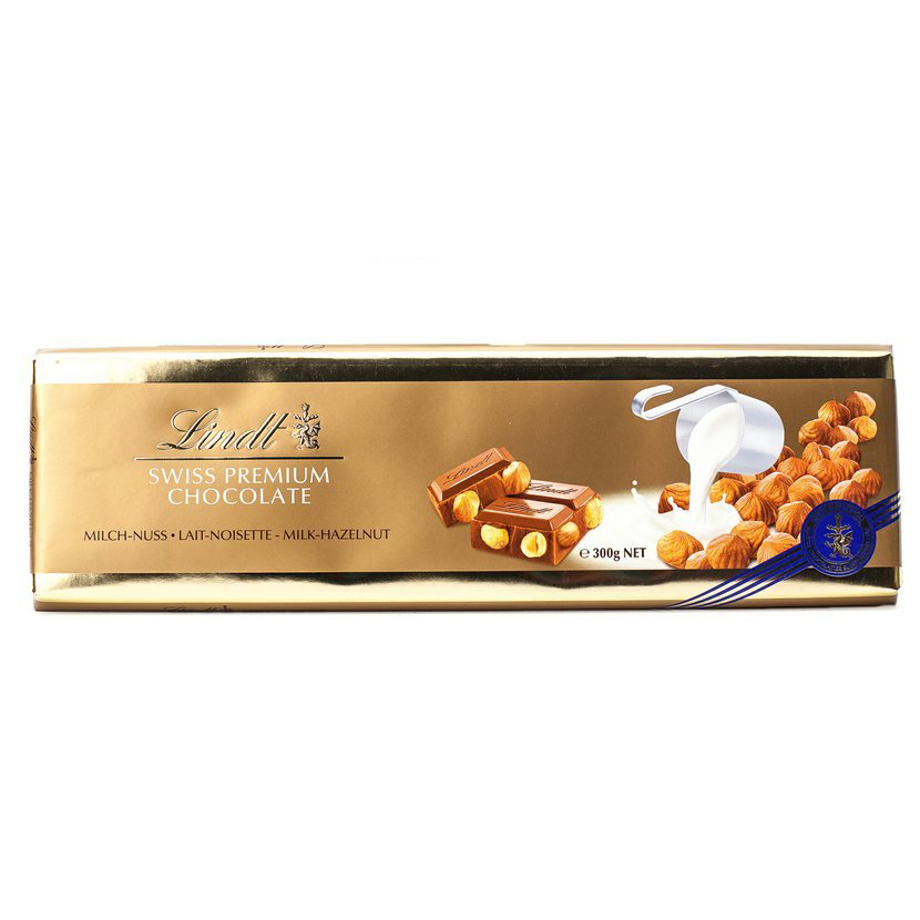 Lindt Gold Tablet Hazelnut 300 g